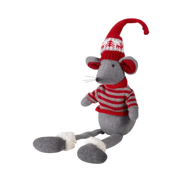 CHRISTMAS MOUSE CHUCK-E-CHEESE Soft Plush Weighted Cartoon Toy ...