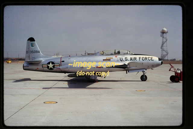 USAF LOCKHEED T-33A Aircraft at Kunsan Korea in 1971, Original Slide ...