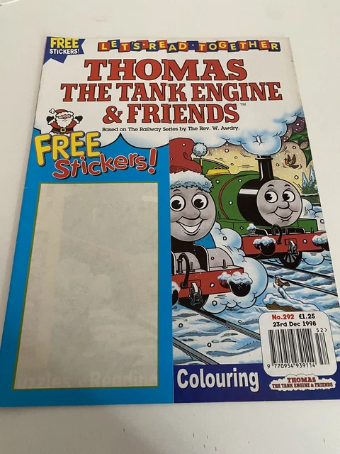 VINTAGE THOMAS THE Tank Engine & Friends Magazine 23rd Dec 1998 Issue ...