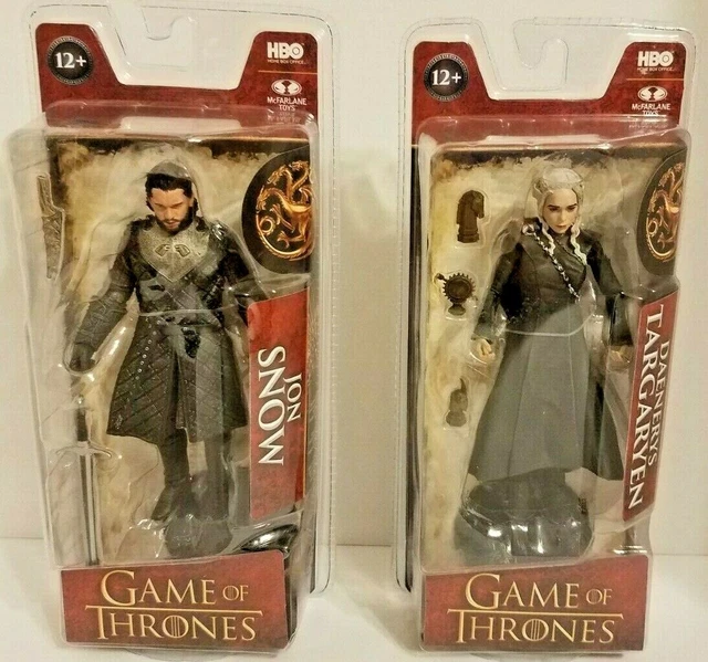 GAME OF THRONES Jon Snow & Daenerys Targaryen Action Figure HBO ...