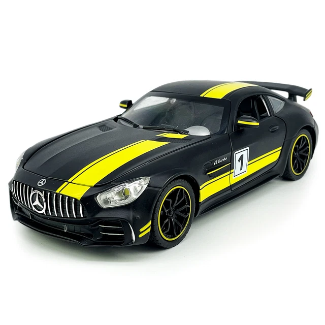 1:24 AMG GTR Model Car Toy Car Diecast Tyos for Kids Boys Gift Pull ...