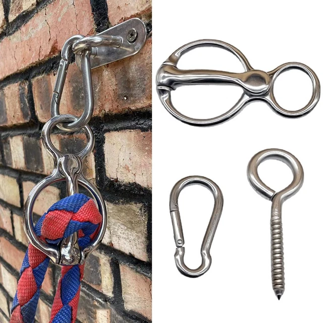 ANNEAU DE CRAVATE de cheval cravate de cheval extérieur lisse et sans bavure co EUR 32,82 ...