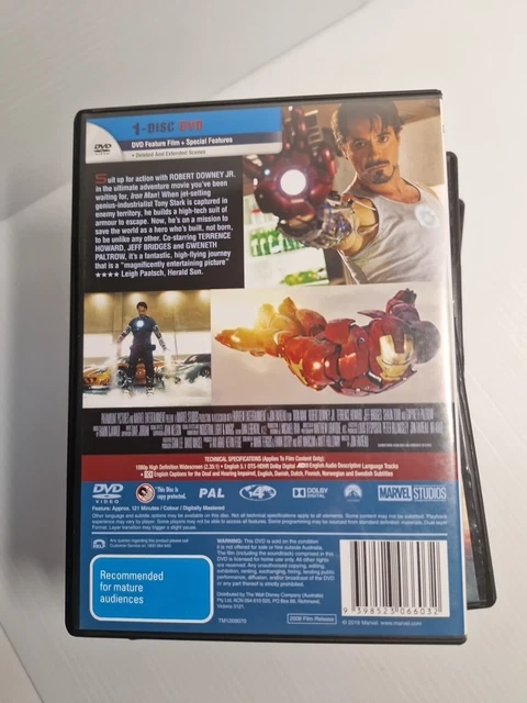 MARVEL DVD SET, 9 DVDs, Hulk, Thor, Iron Man, Cpt America, Black ...