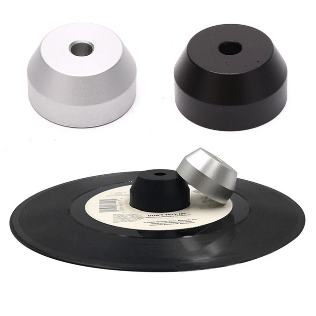45 RPM ADAPTER Durable Solid Aluminum Center Adapter for 7 inch EP ...