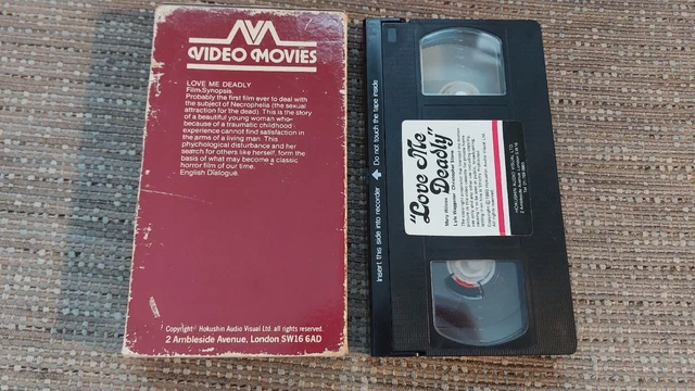Love Me Deadly Pre Cert Hokushin Vhs Horror Cut Carton Rare Ex Rental