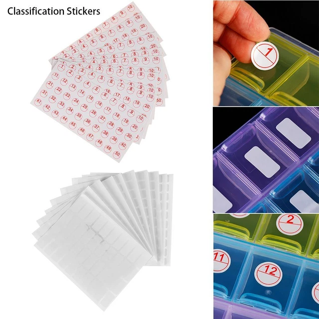 CLASSIFICATION STICKY BLANK Tags Distinguish Package Label Number ...