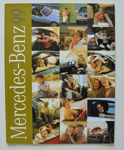 1999 MERCEDES BENZ Full Line Dealer Brochure Catalog - French - Canada ...