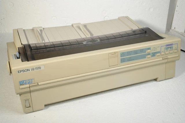 VINTAGE EPSON LQ-1170 132-Column Wide Carriage 24-pin Dot Matrix ...