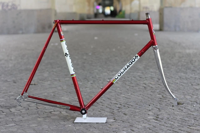 COLNAGO MEXICO FRAME / 59.5 cm / late 1980s / Saronni Red / no super ...