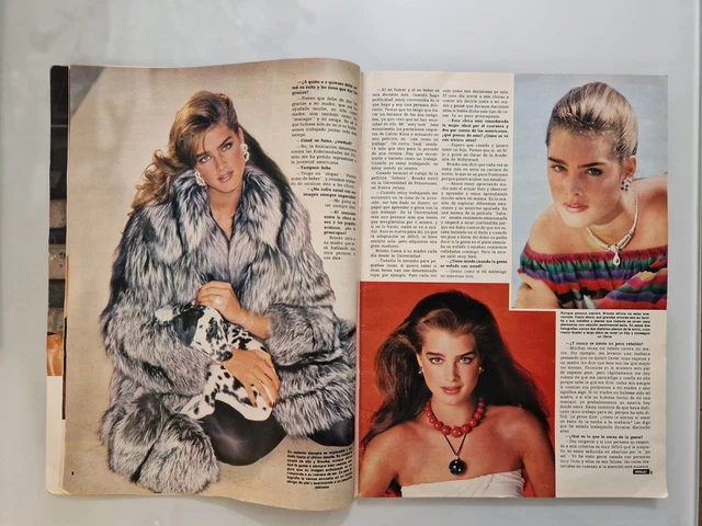 BROOKE SHIELDS - Very rare newspaper from Spain 1984 (Full magazine ) £ ...