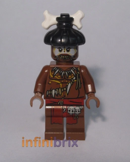 LEGO CANNIBAL MINIFIGURE from set 4182 Pirates of the Caribbean NEW ...