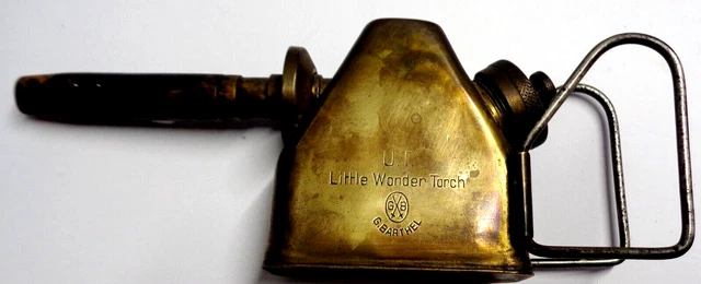 VINTAGE 1920'S BRASS Gustav Barthel Little Wonder Hand Held Blow Torch ...