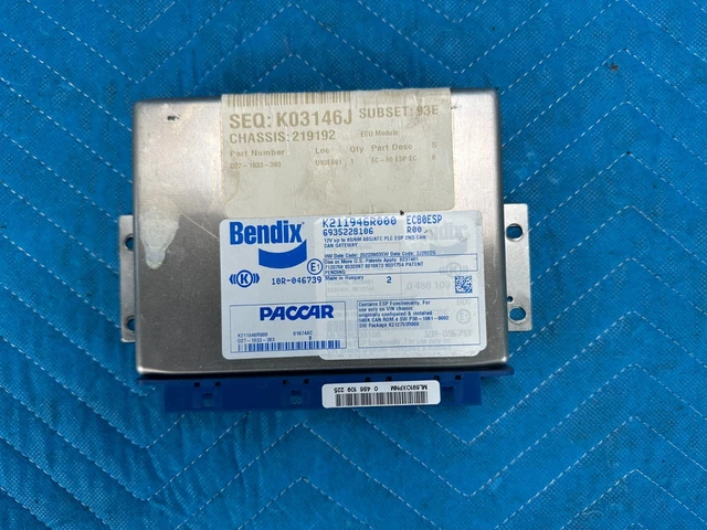 KENWORTH T680 PACCAR Bendix ABS Brake Control Module 2023 OEM $544.59 ...