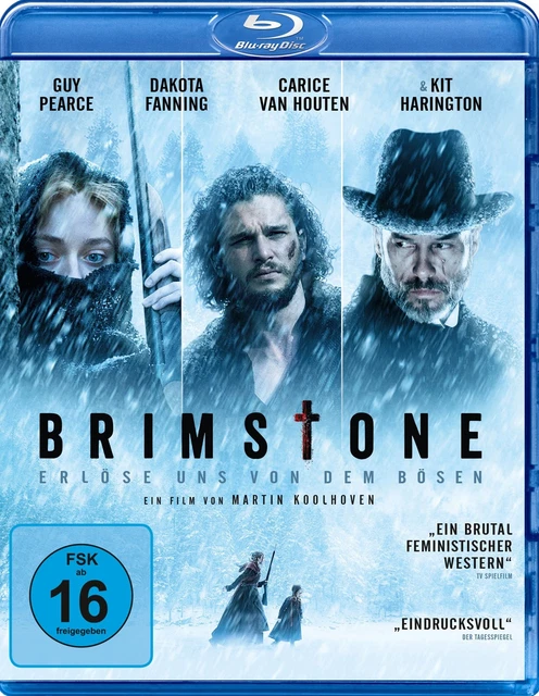 BRIMSTONE (BLU-RAY) FANNING Dakota Jones Emilia Pearce Guy Harrington ...