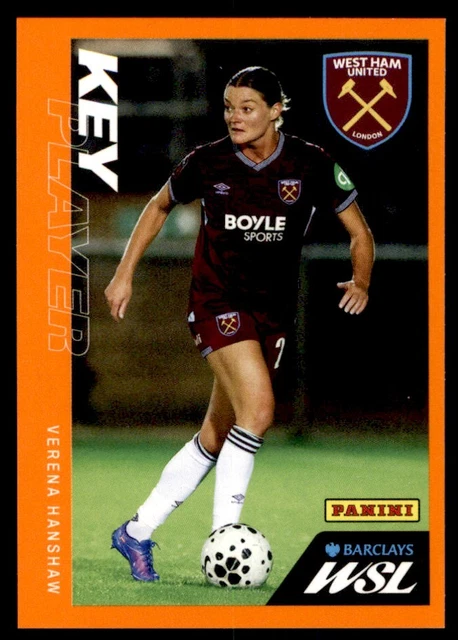 PANINI WSL 2026 Sticker Verena Hanshaw (West Ham United) - Key Player ...