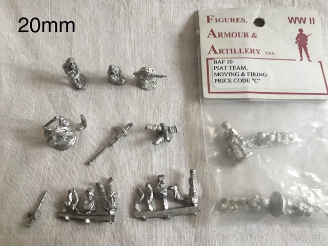 MAQUETTE MODEL, FAA, 20mm metal figures, soldiers, WW2 EUR 19,90 ...