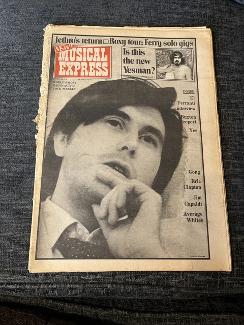 NME MAGAZINE 13 Jul 1974 2pg Monty Python Ad Clapton Yes Gong Ferry see ...