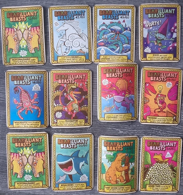 YOYO BEAR CARDS bearilliant beasts 2023-choose the cards you need-all ...