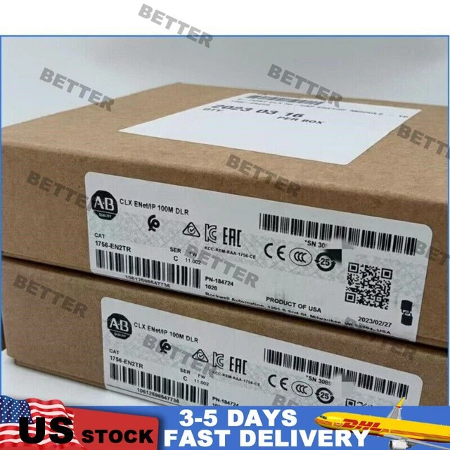 AB 1756-EN2TR CONTROLLOGIX XT Dual Port Ethernet IP Module Expedited ...