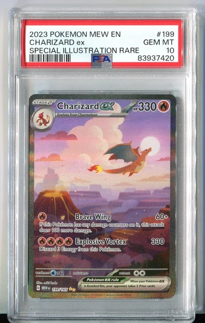 2023 POKEMON 151 Charizard Special Illustration Rare PSA 10 Gem Mint ...