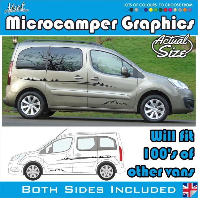 CITROEN BERLINGO MICROCAMPER Motorhome Camper Decals Stickers Vinyl ...