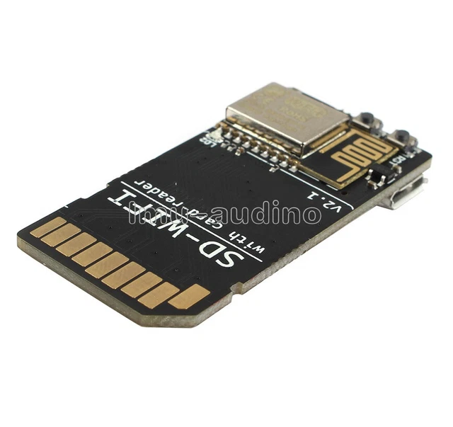 SD-WIFI WITH CARD-READER Module ESP8266 USB to serial Wireless ...
