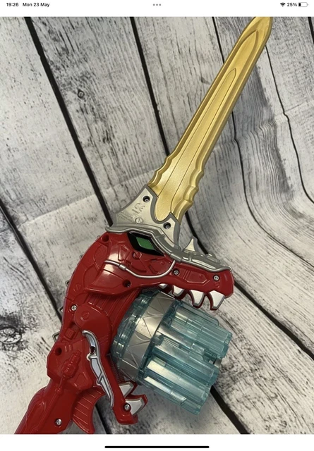 POWER RANGERS DINO Charge Super Drive Saber Sword #16 Energem Charger ...