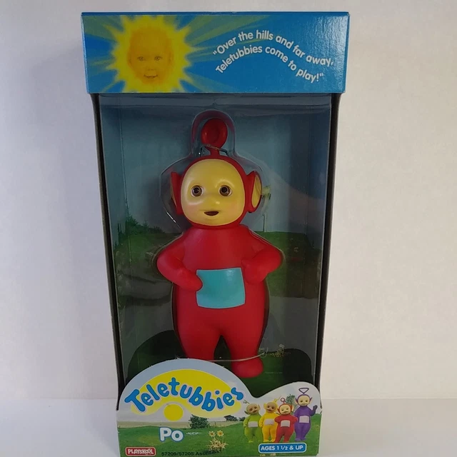 RARE NEW VINTAGE 1998 Teletubbies Red Po Vinyl Figure Playskool Ragdoll ...