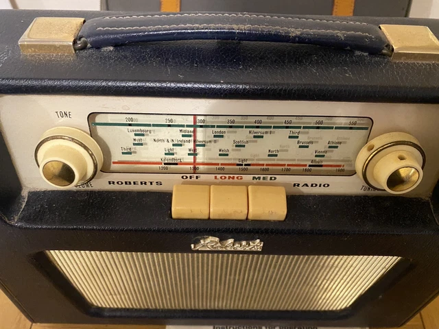 VINTAGE RADIO THE Roberts RT17 Portable Transistor Receiver EUR 58,48 ...