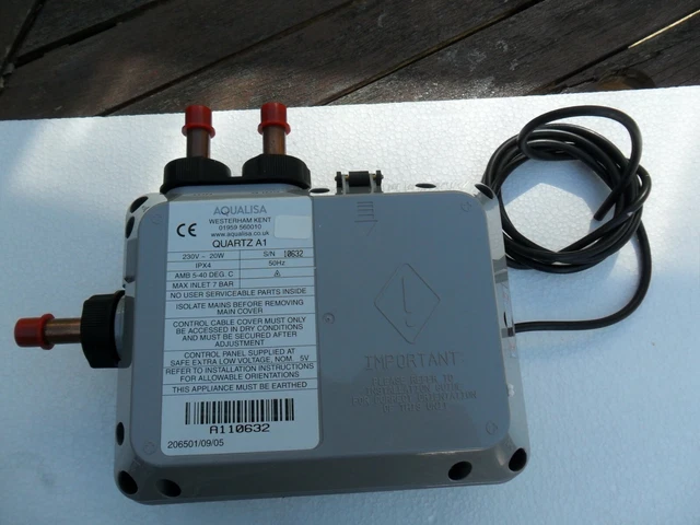 AQUALISA QUARTZ A1 Digital Processor For Combi/Mains Fed Shower £112.00 ...