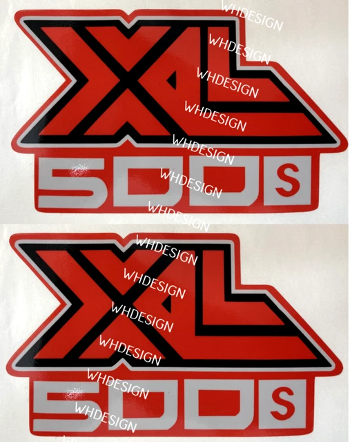 XL500. XL500S, SIDE panel badges decals x2. £15.99 - PicClick UK