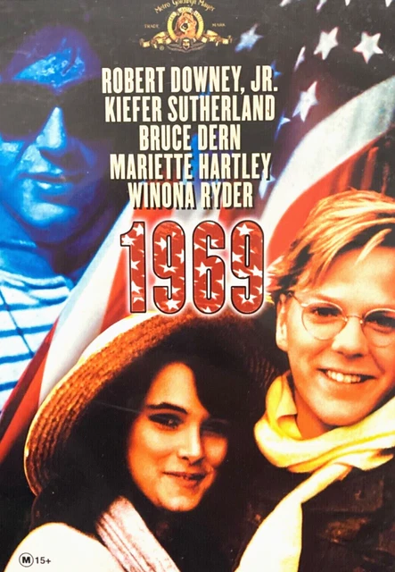 1969 (DVD, 1988) Robert Downey Jr Kiefer Sutherland 1988 Winona Ryder ...