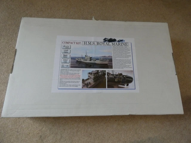 HMS ROYAL MARINE- Kit = Unstarted With Extras= In Shop Bought Condition ...