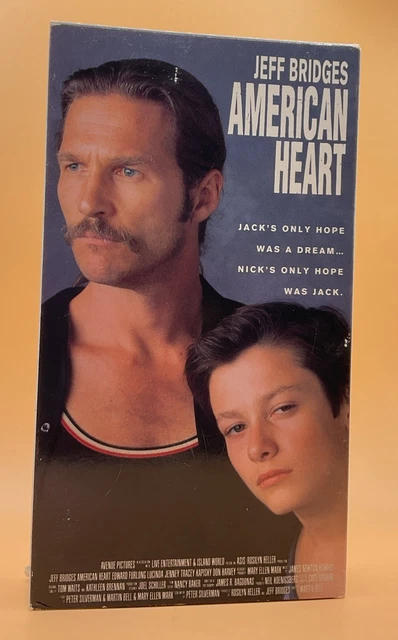AMERICAN HEART VHS 1993 Jeff Bridges Edward Furlong **Buy 2 Get 1 Free ...