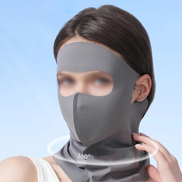 FULL-FACE NECK COVER Suitable For Most Face Shapes Summer Outdoor ...