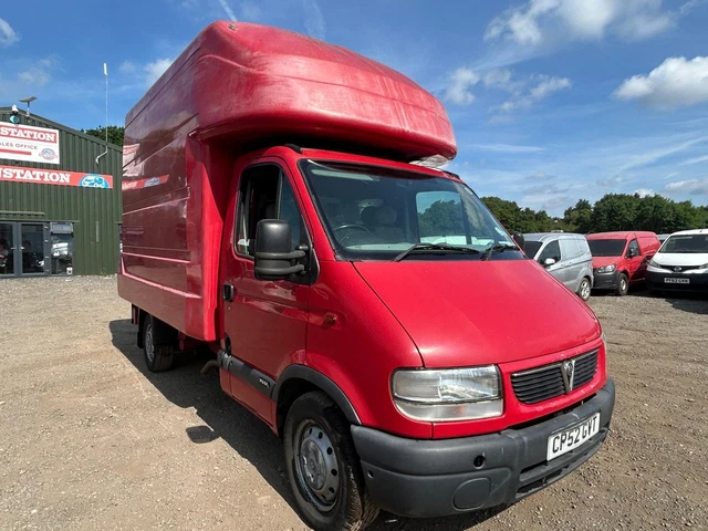 2002 Vauxhall Movano Movano Dti 3500 Mwb Lutonbox Diesel Manual £349500 Picclick Uk