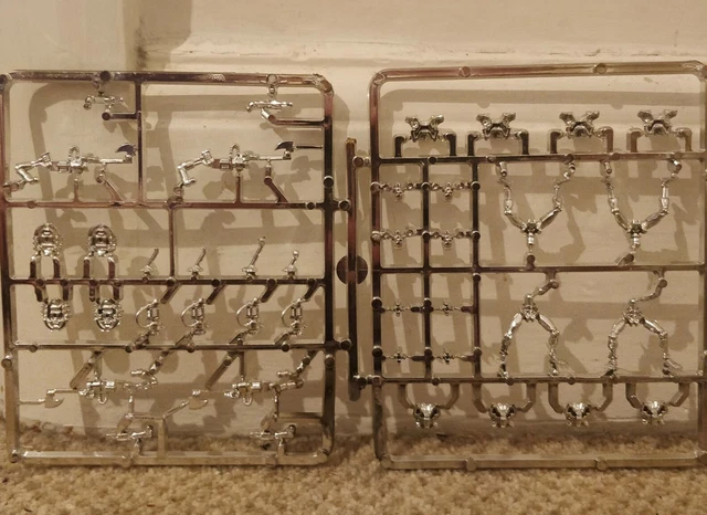 LIMITED EDITION CHROME Necron Warriors sprue (2007) Extremely Rare £20. ...