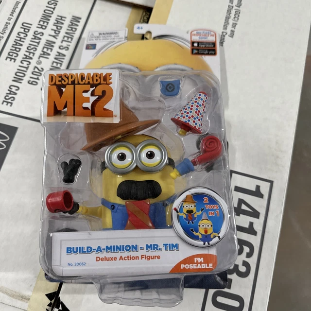 DESPICABLE ME 2 Build-A-Minion Mr Tim Action Figure - Sealed and Unused ...