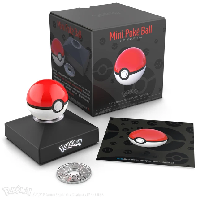 THE WAND COMPANY Mini Poké Ball Authentic Replica - Realistic ...
