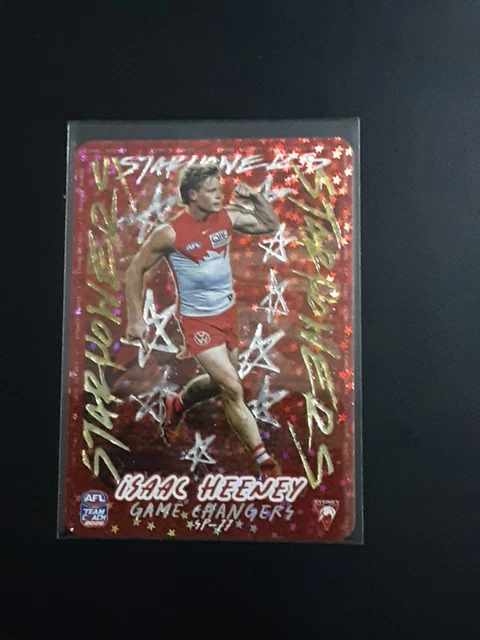 2026 TEAMCOACH AFL Team STAR POWERS Isaac Heeney #sp-77 Code Unused $10 ...
