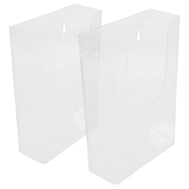 2 PCS WALL Mount Document Holder Brochure Display Stand Flyer Rack $37. ...
