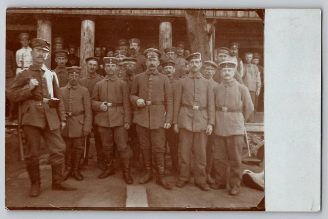 WWI WORLD WAR I German Imperial Soldiers Swords Rifle Vintage RPPC ...