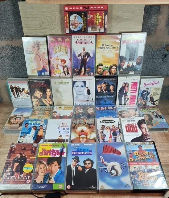 30 VHS VIDEO Tape Bundle Job Lot Romance Comedy Cult Classic Mix Type ...