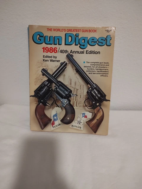 VINTAGE GUN DIGEST 1986 40th Annual Ed. World's Greatest Book Ken ...