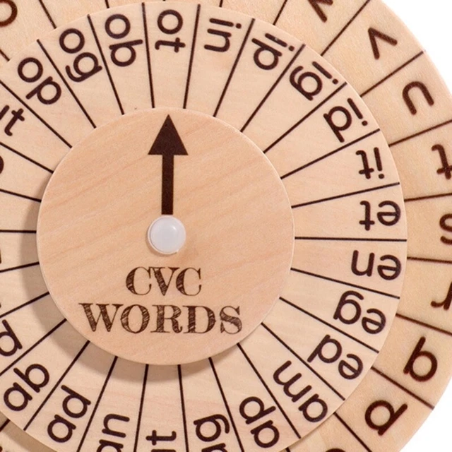 ROTATING LETTER PUZZLE for Kids Learning Montessori Education Toy $25. ...