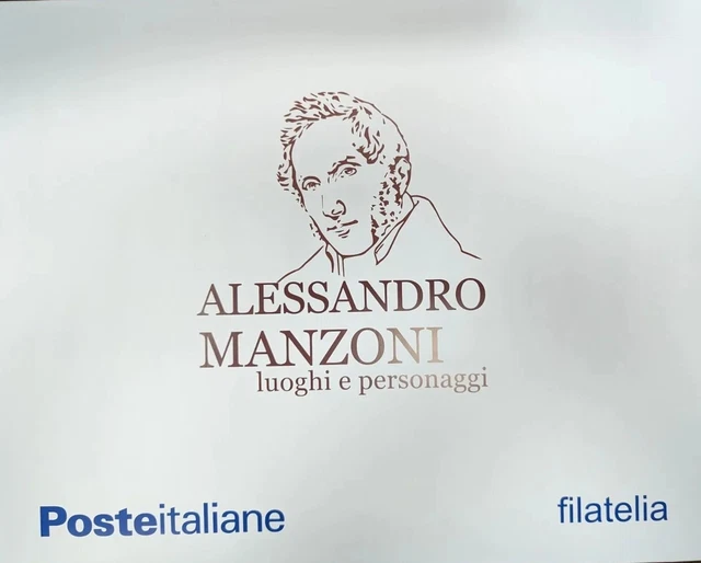 FOLDER ALESSANDRO MANZONI Luoghi E Personaggi - Lamine, Foglietti E ...