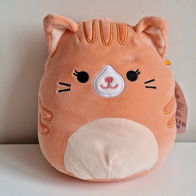 BNWT CAT SOFT Toy Kitty Gigi the Ginger Cat Squishmallow Cat Plush 7 ...