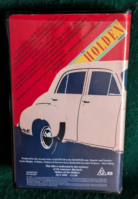 THE HOLDEN STORY VIDEO VHS not DVD ABC Television 1986 48-215 FX FJ ...
