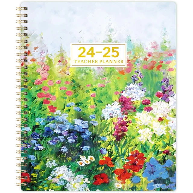 TEACHER PLANNER 2024-2025 - July 2024-June 2025, 8" x 10", Weekly ...