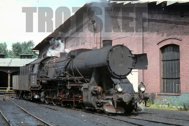 35MM SLIDE PKP Poland Railways Steam Loco Ty2 538 1984 Original Polish £3.49 - PicClick UK